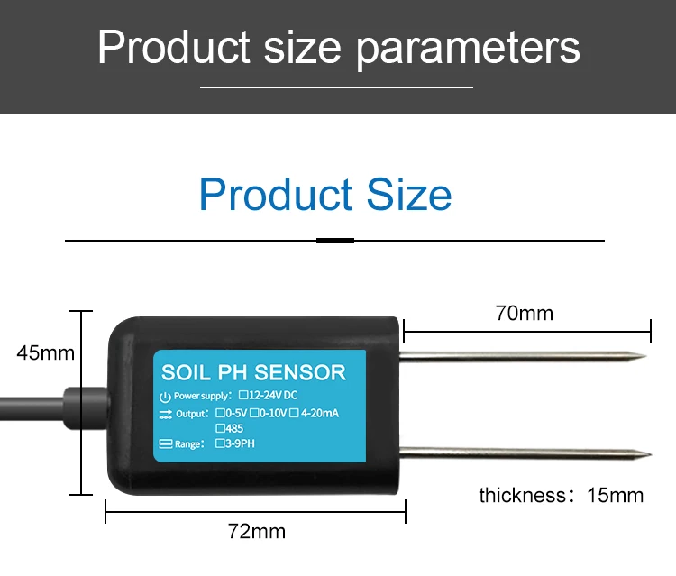 Soil Measuring Instrument PH meter Output Digital Sensor with RS485 4-20ma Data Logger - Famidy.com