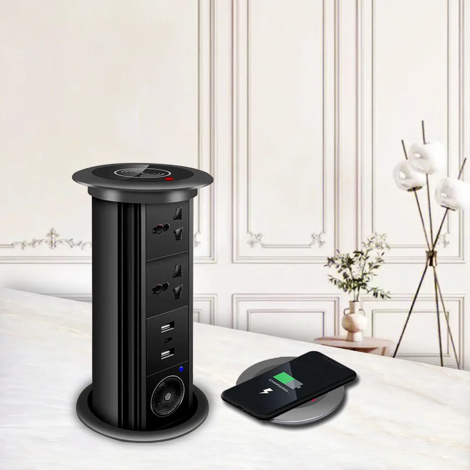 Custom Pop Up Outlet Tower Kitchen Socket Table Pop-up Power Socket ...