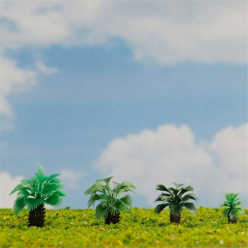 Architecture Model Decorative Miniature Artificial Scale Palm Tree in ...