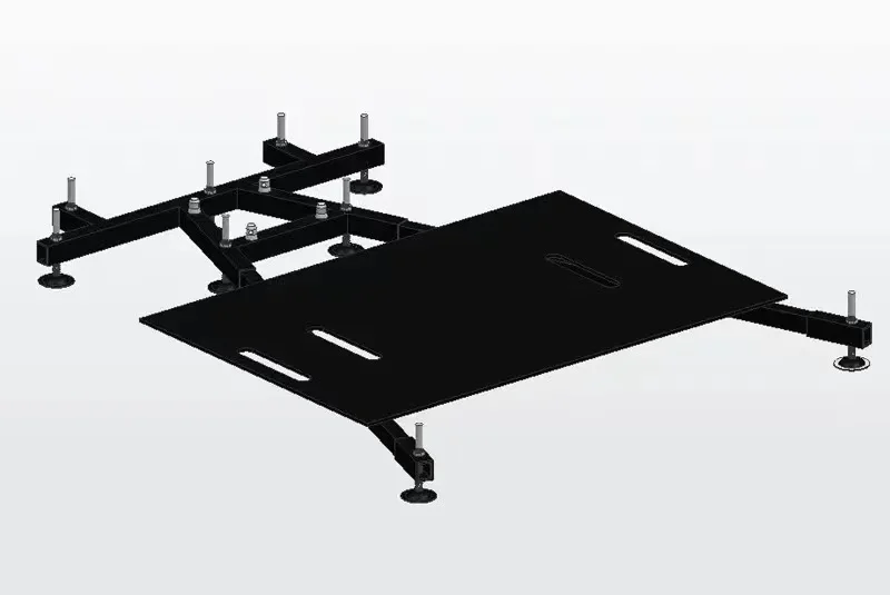 Stylish Portable Audio Line Array Lift Tower Loudspeaker