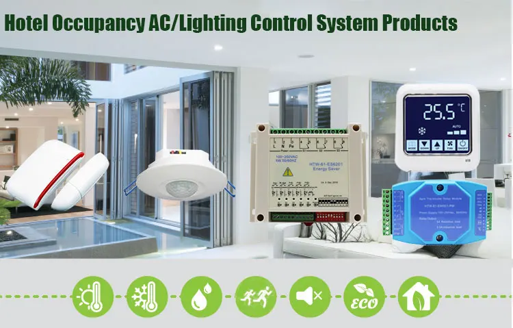 Hotel Occupancy Detector Room Management Air Conditioning Energy Saver ...