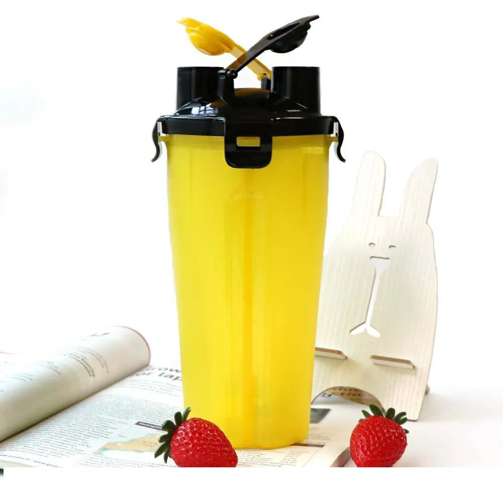350ML+350ML Dual Shaker Cup - Perfect for Outdoor Activities