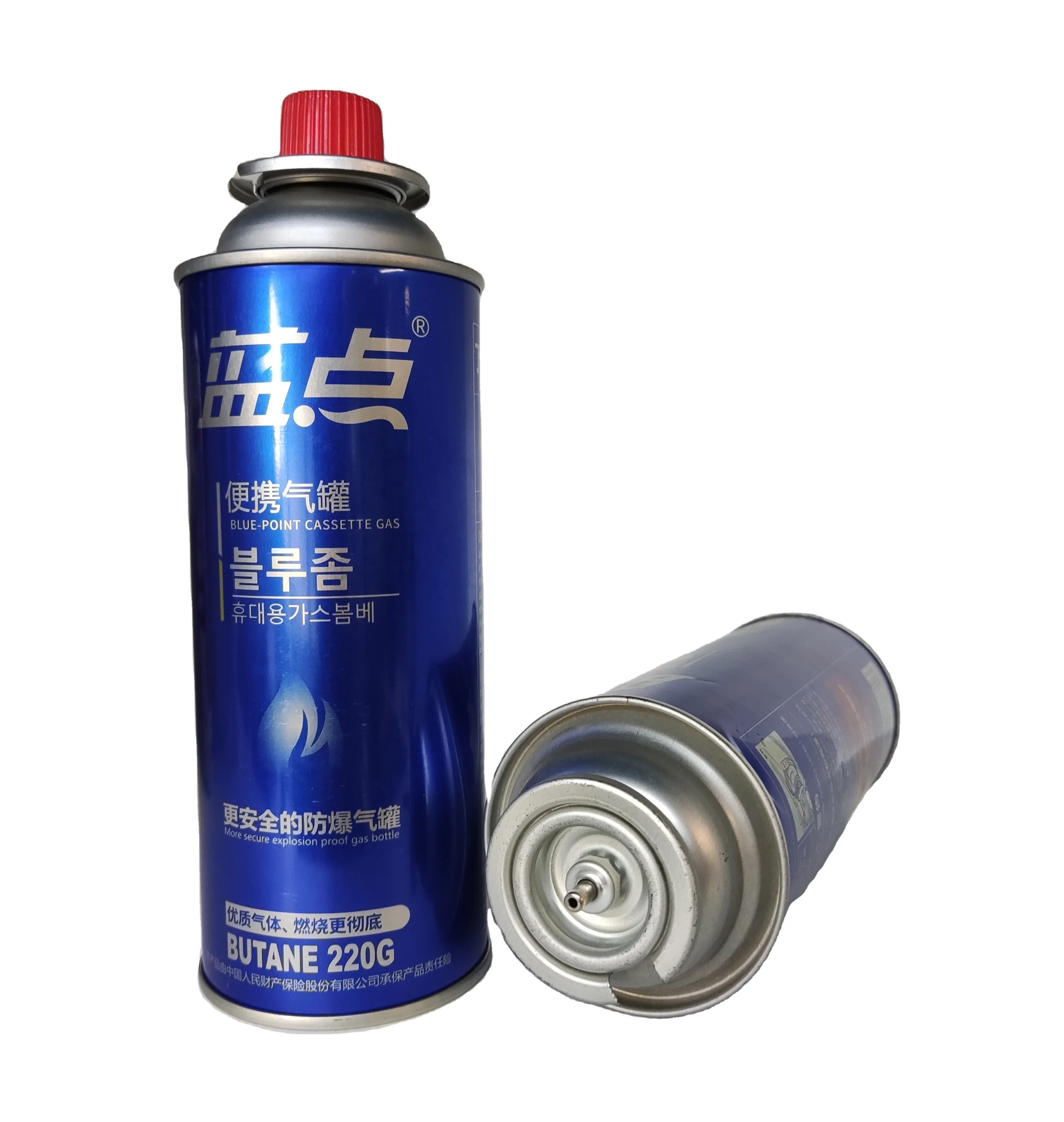 Wholesale 99% Pure Butane Gas Cartridges 220g-250g Disposable Portable ...