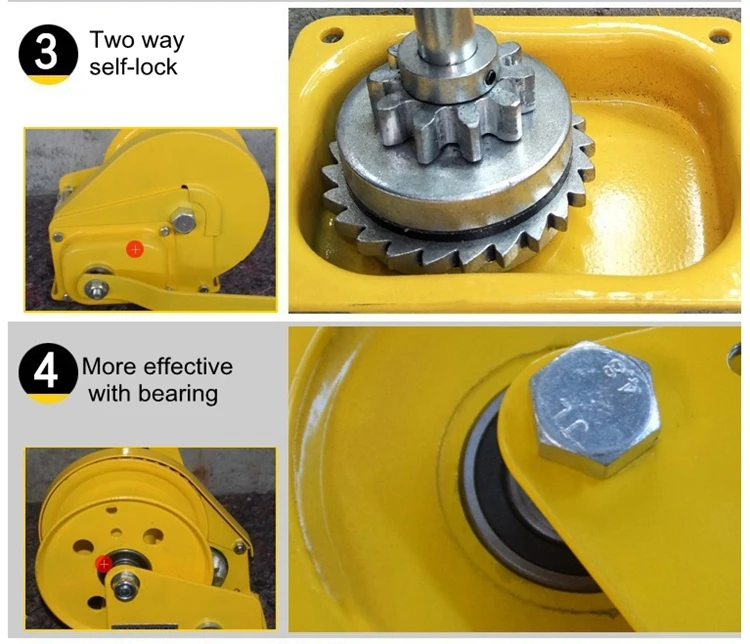 Manual Lifting Hand Break Winch Boat Trailer Lever Hand Winch