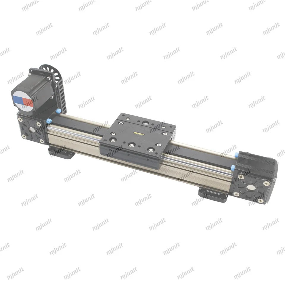 Mjunit MJ60 Carriage Belt Driven Linear Actuator Long Travel Linear Slide with reducer 200mm ...