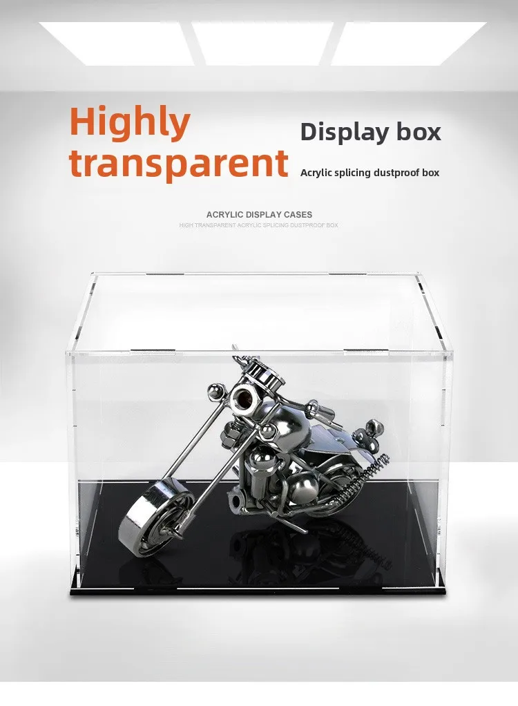 Modern Transparent Acrylic Display Rack 1-300MM Flame Retardant 2x3m ...