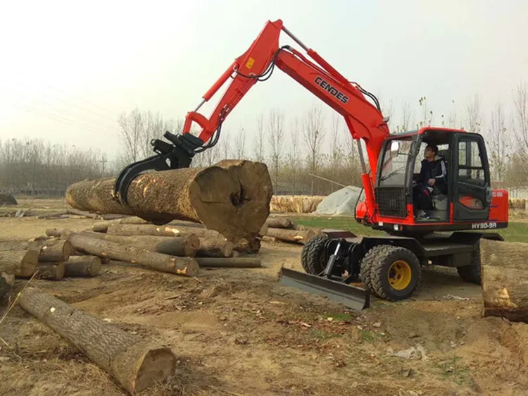 Hydraulic Rotating Timber Grab For Excavator Or Truck - Buy Timber Grab ...