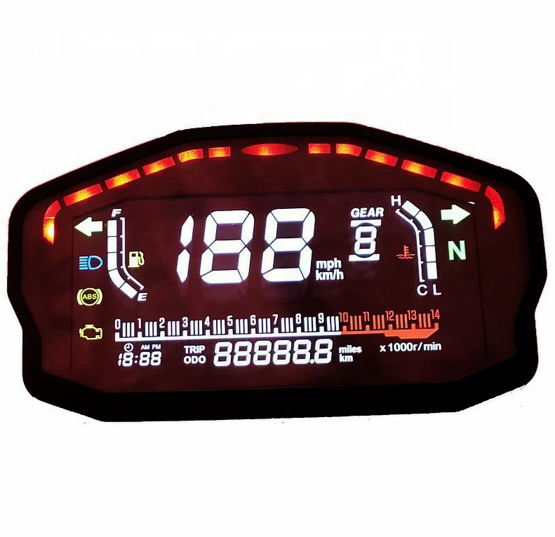 Universal Modified Motorcycle Meter Good Quality T16 Water Temperature ...
