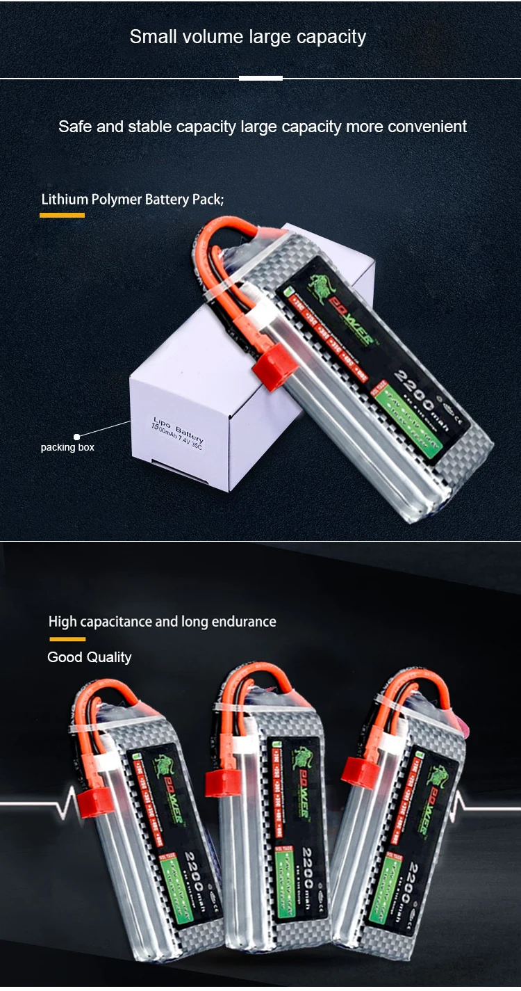 Best Choice Lion Power 3s Lipo Battery 11.1v 2200mah 25c For Rc ...