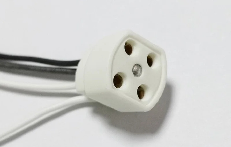 Ultraviolet UV Lamp Ceramics G10q 4 Pin Lamp Socket