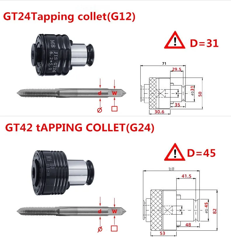 Gt12 Tapping Clutch Ansi Gt12 Tapping Collet 38 Gt12 Collet - Buy Gt12 Tapping Clutch Ansi,Gt12 ...