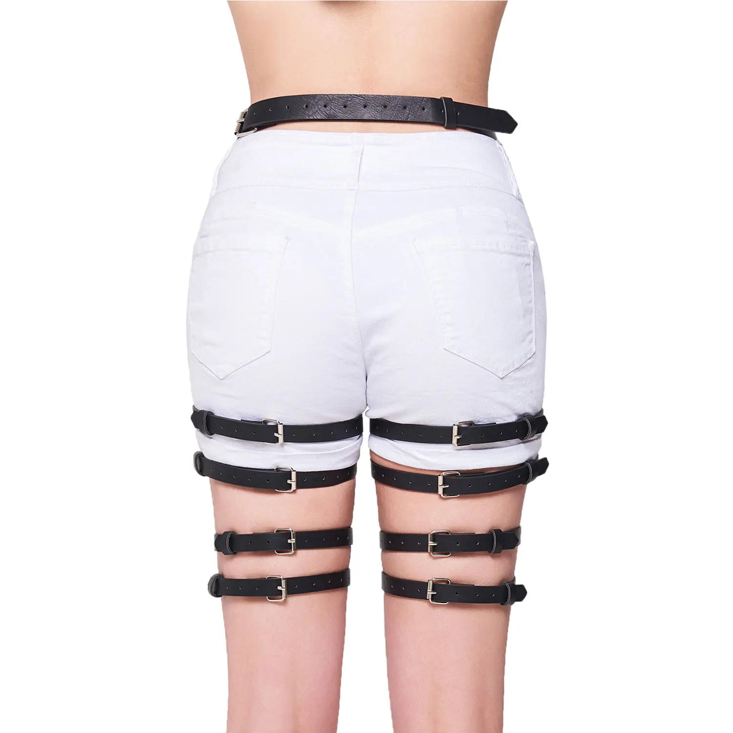 Women's Leg Harness Caged Thigh Holster Garters Harajuku Waist Gothic ...