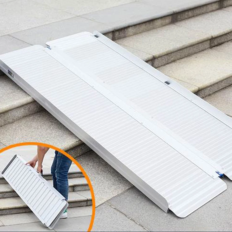 Foldable Wheelchair Ramp Electric Wheelchair Scooter Lift Ramp Made Of ...