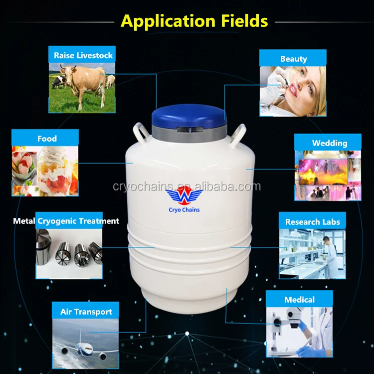 Cryo Dewar Supplier Semen Storage Tank Liquid Nitrogen Container For Artificial Insemination ...