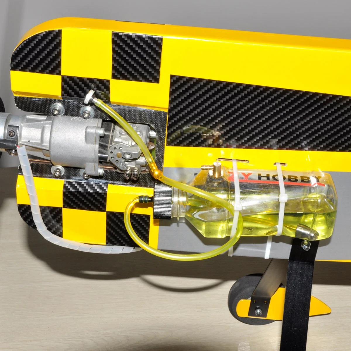 Gasoline Powered YAK-54 Balsa Wood RC Airplane Model 65 Inch