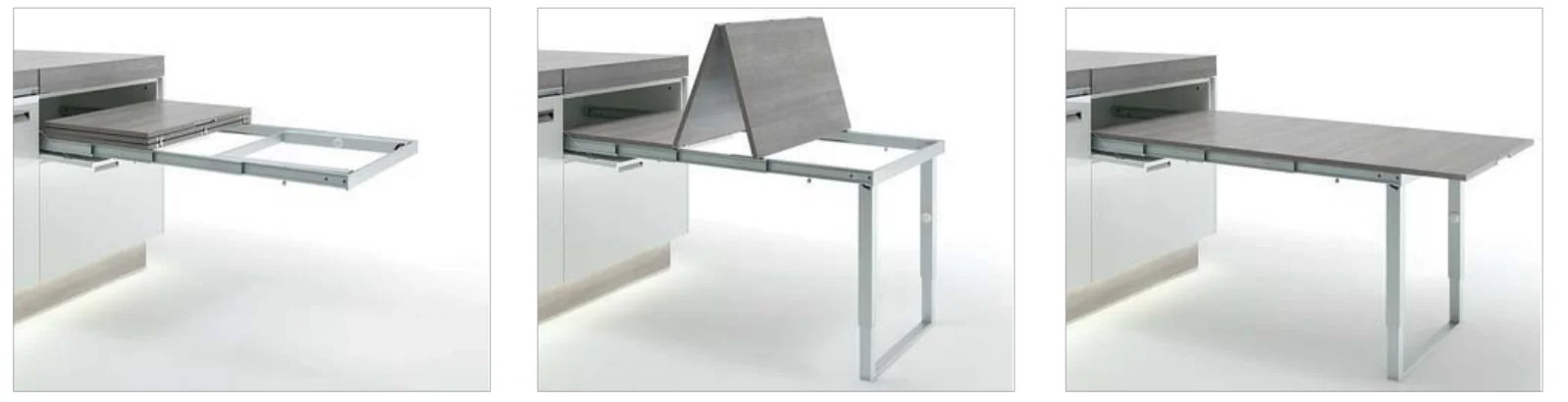 Smart Furniture Accessories - Pull Out Dining Table Hardware