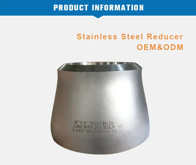 Asme B16.9 316l Stainless Steel Reducer Eccentric 3" X2 1/2" Sch10s ...