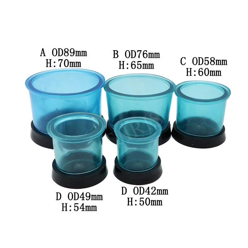 Dental Lab Round Casting Rings Formers with Base Acrylic Mixing Cup ...
