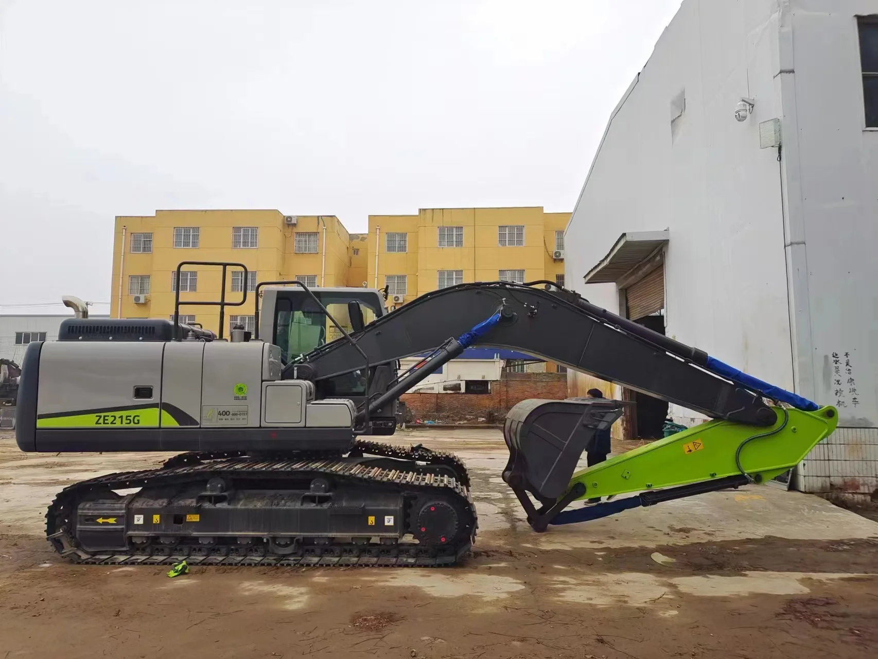 Earthmoving Machinery Big Digger Machine 21.5ton Mini Crawler Excavator Ze215g Ze215e-10 - Buy ...