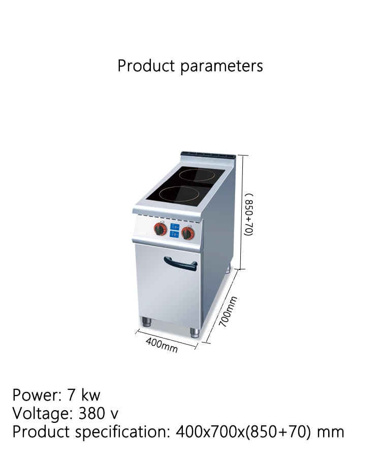 Commercial Stainless Steel Hot Plate With 2 Square Hot Plate With ...