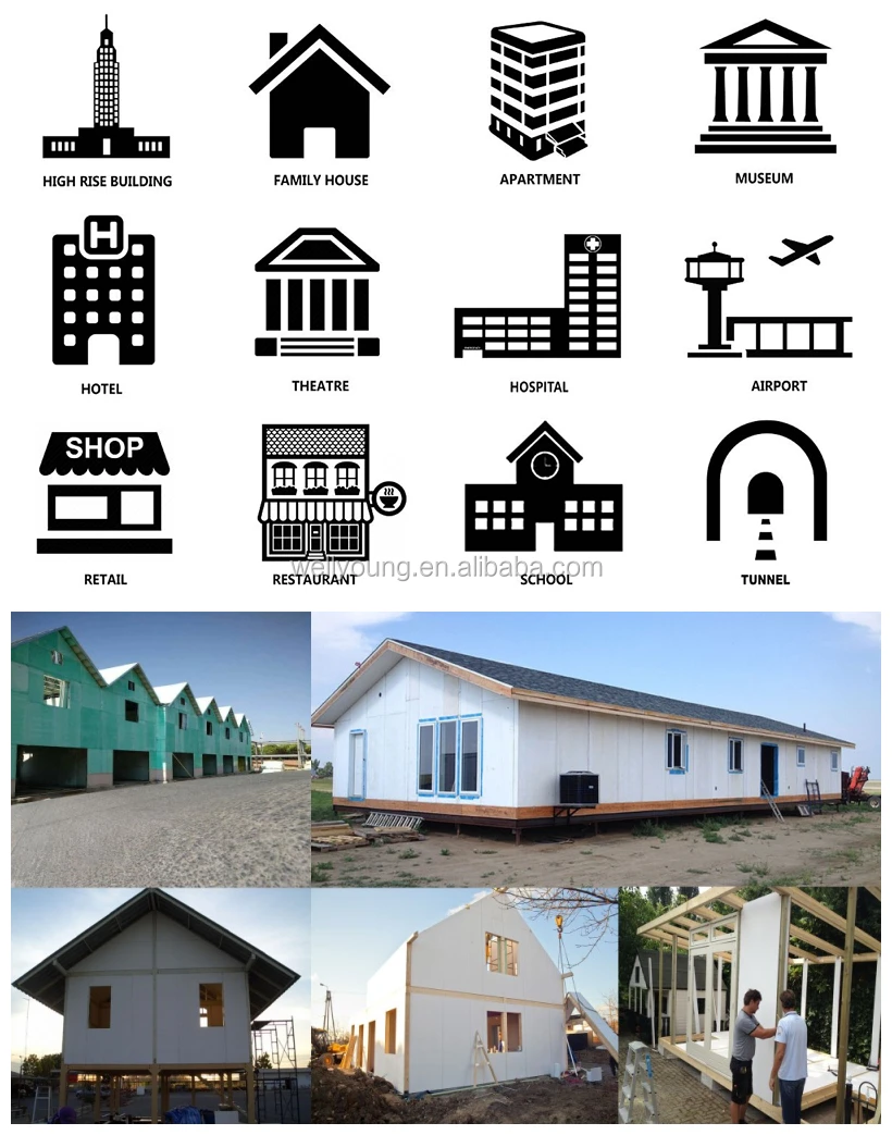 Prefabricated Steel Structure Wall Sheathing Board 12mm Mgo Board - Buy ...