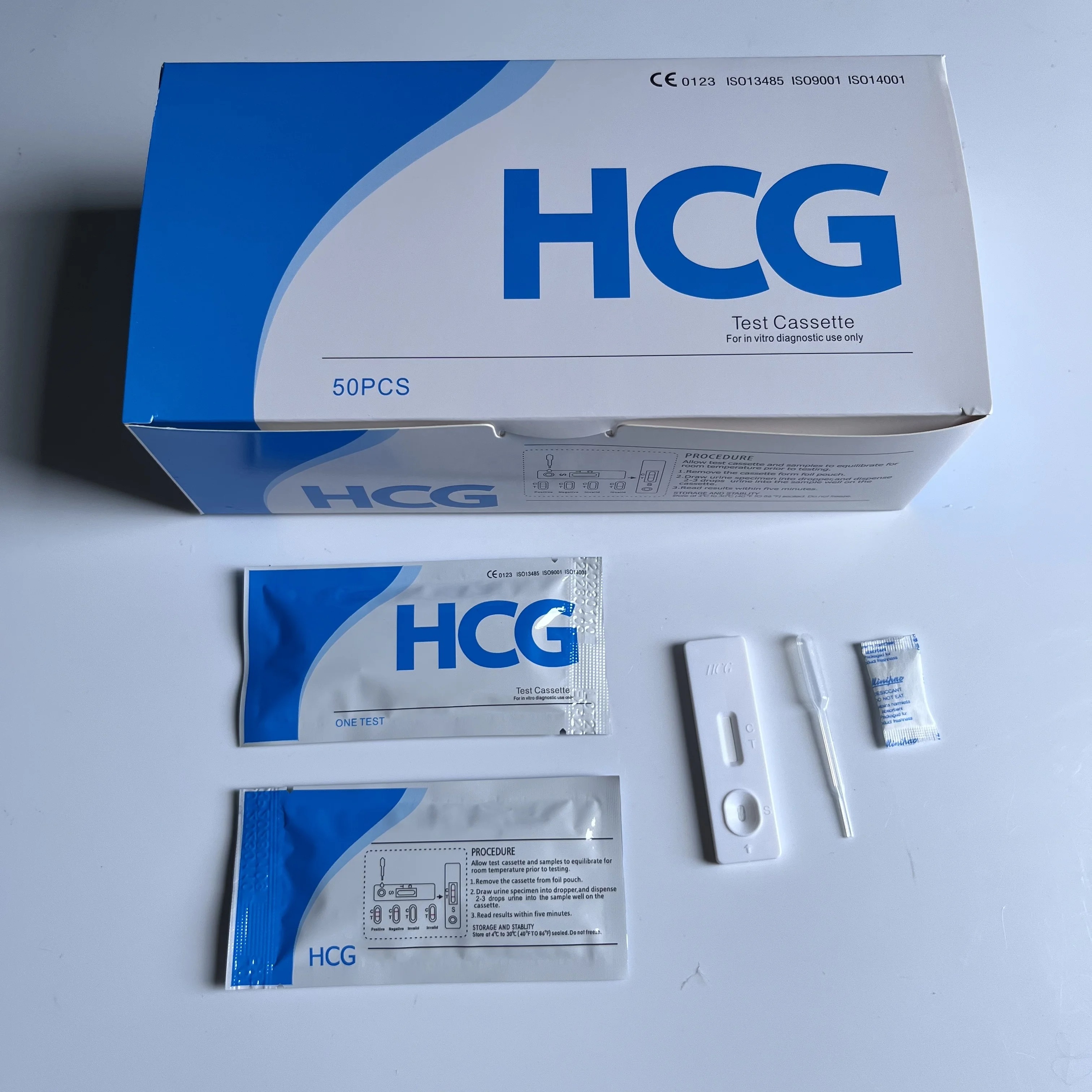 High Accure Urine Pregnancy Test Kit Strip Cassette Hcg Pregnancy Test ...