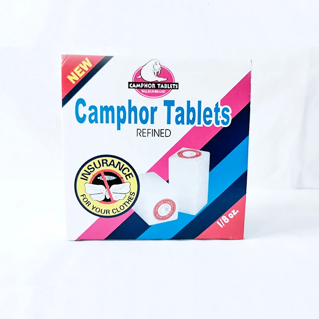 Walrus Brand Camphor Block 1/4oz 96% Pure Camphor Tablets To Burn - Buy ...