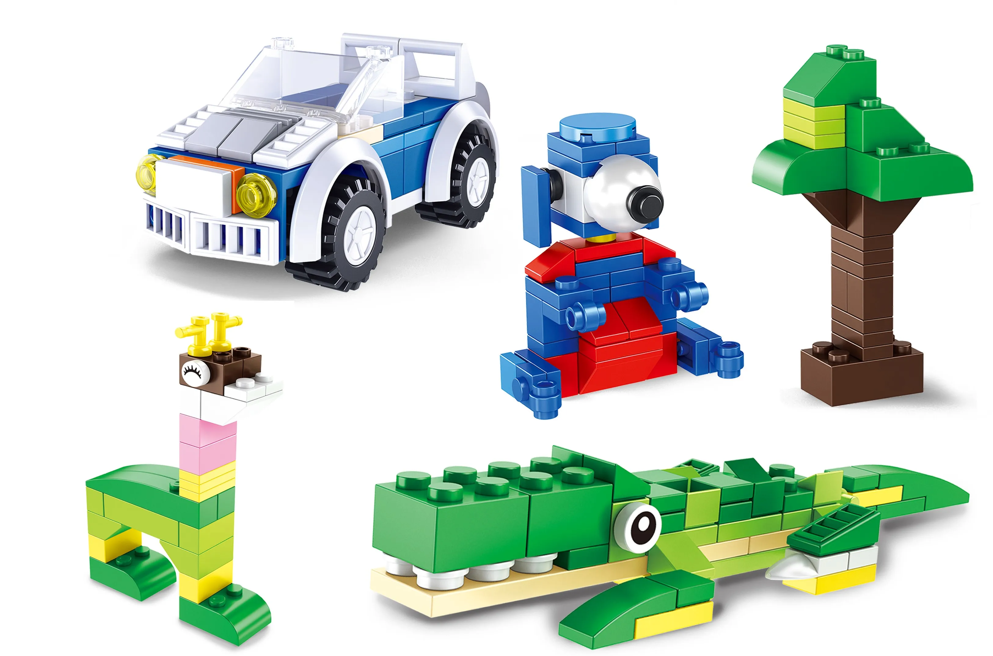 500pcs Creative Educational Construction Diy Compatible Brick Toys Set ...