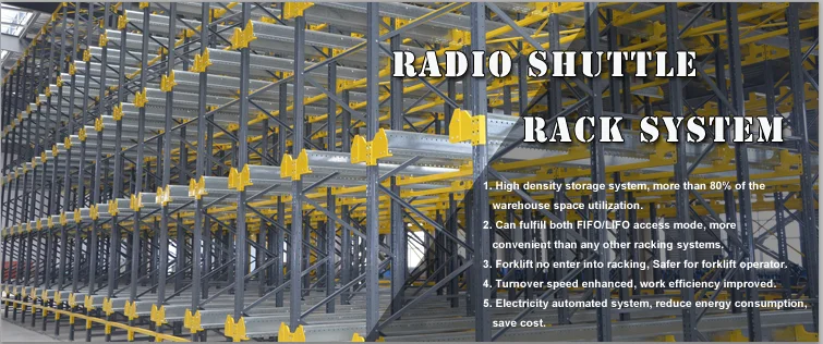 Heavy Duty Radio Shuttle Rack With Pallet Runner - Buy Radio Shuttle ...