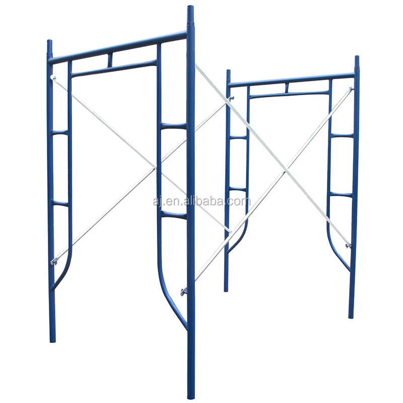 Moveable Steel Frame Scaffolding Walk Through Scaffolding For Building ...