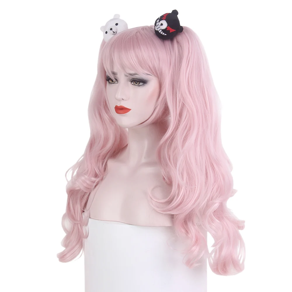 Junko Enoshima Wig For Danganronpa Cosplay Lolita Anime Costume Women ...