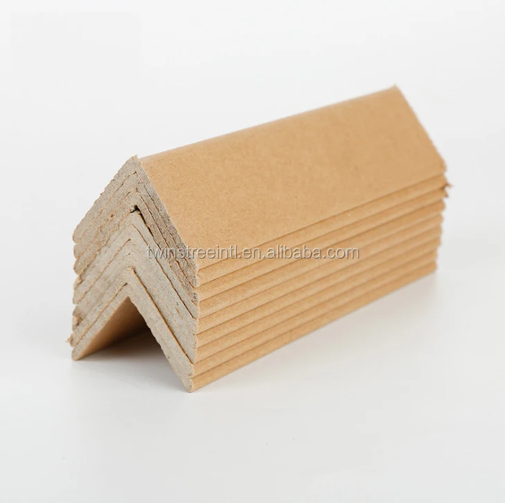 Brown Corrugated Cardboard Angles Edge Boards Kraft Paper Pallet Edge ...