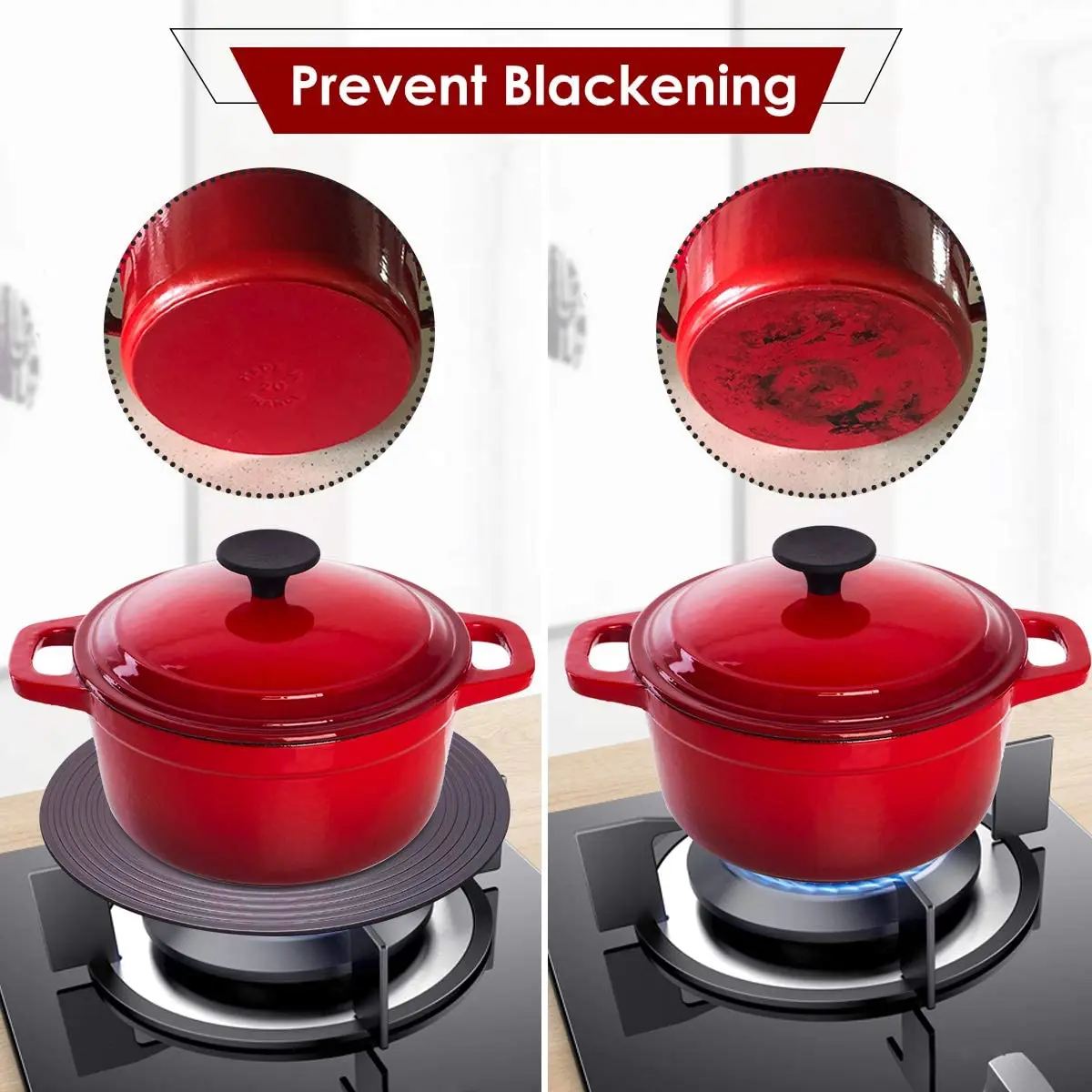 Heat Conduction Plate Gas Stove Kitchen Aluminum Thaw Plate Durable ...