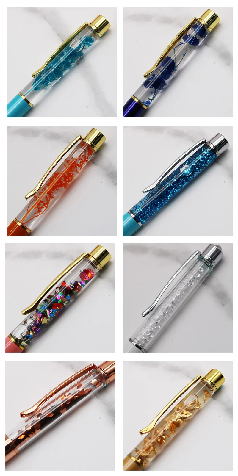 Jumbo Fat Barrel Touch Stylus Ink Pens - DIY Fillable Kit