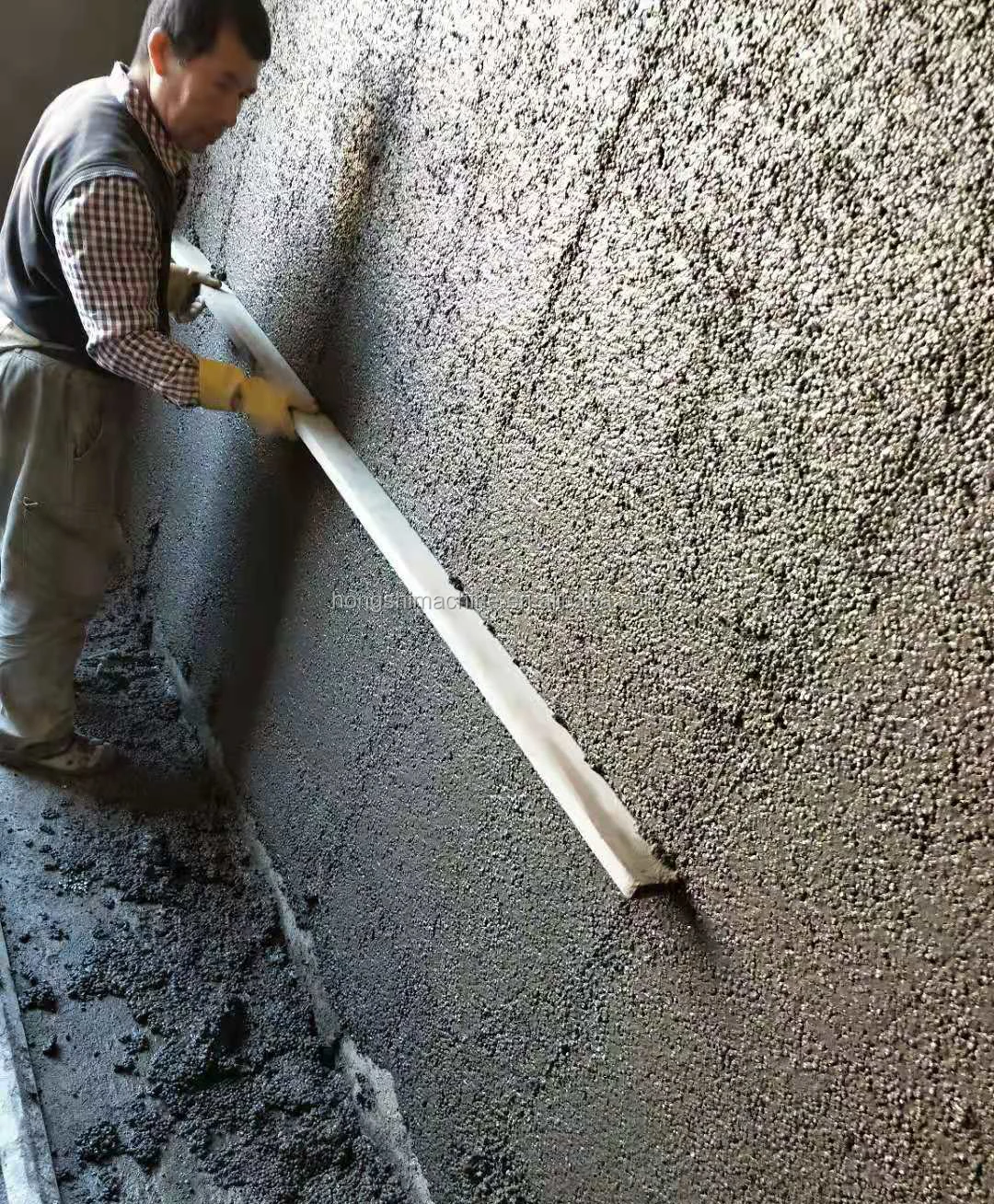 Automatic Wall Screeding Plaster Machine - High Efficiency