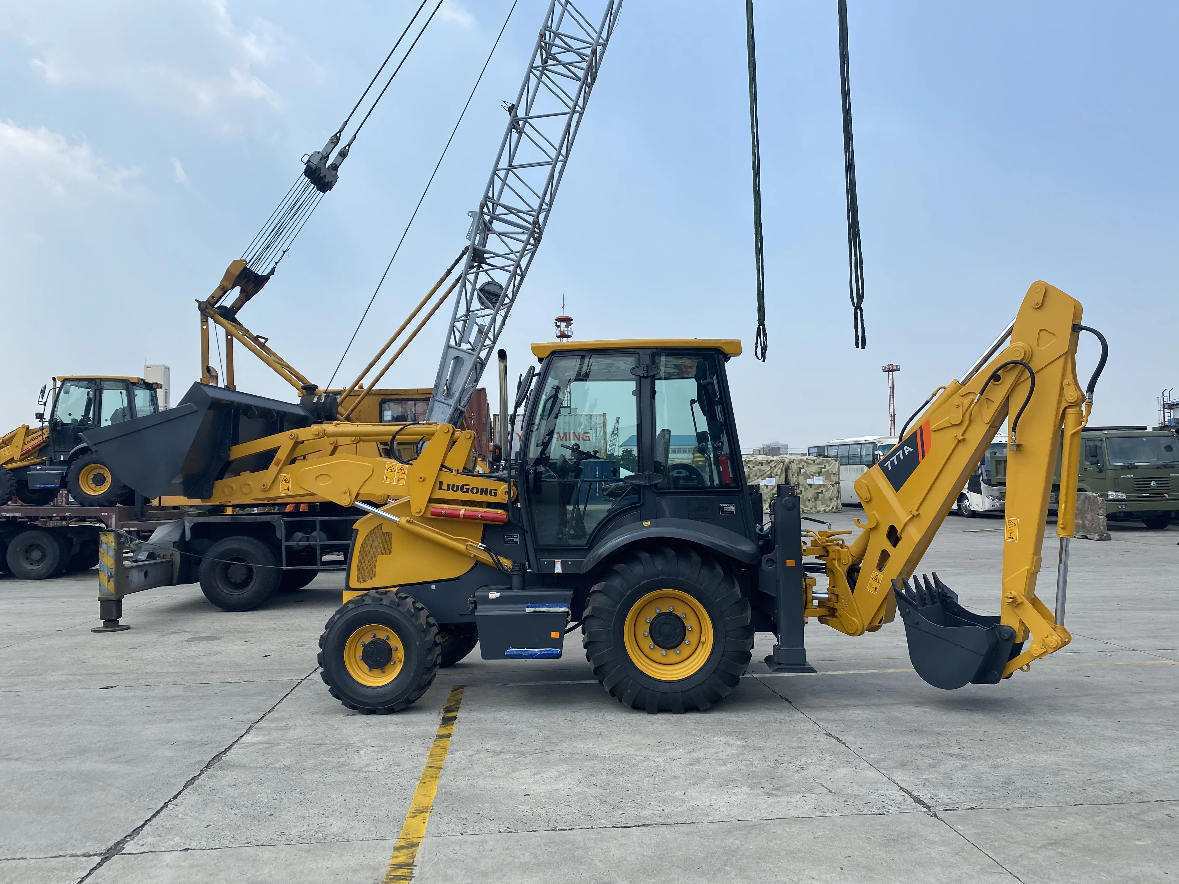 LIUGONG 777A 2 Tons Backhoe Loader with Cummins Engine Price