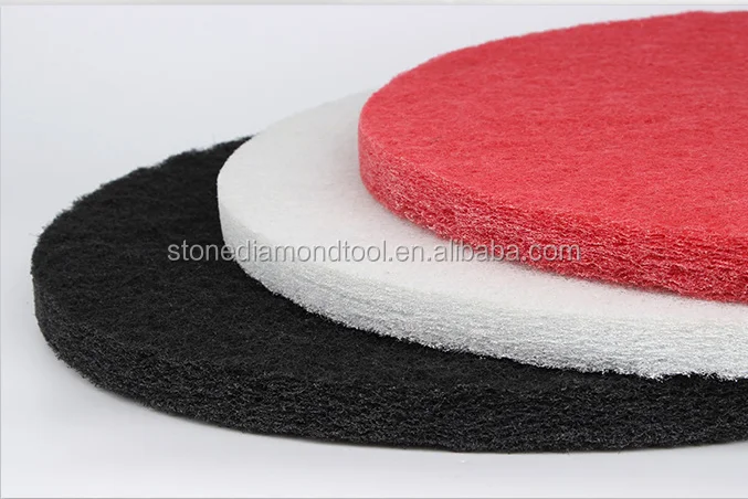 Red/black/white Cleaning Pads for High Speed Floor Machines