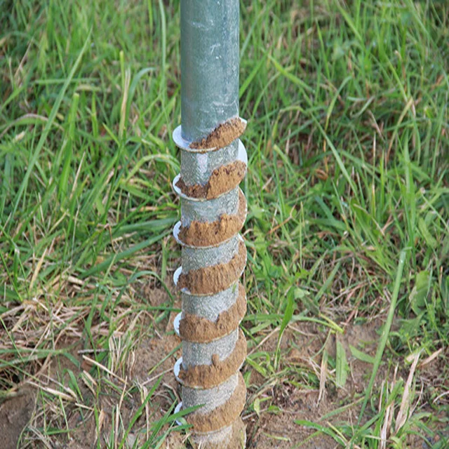 Helix Ground Screw Pile Pole Anchor Foundations - Buy Screw Piles For ...