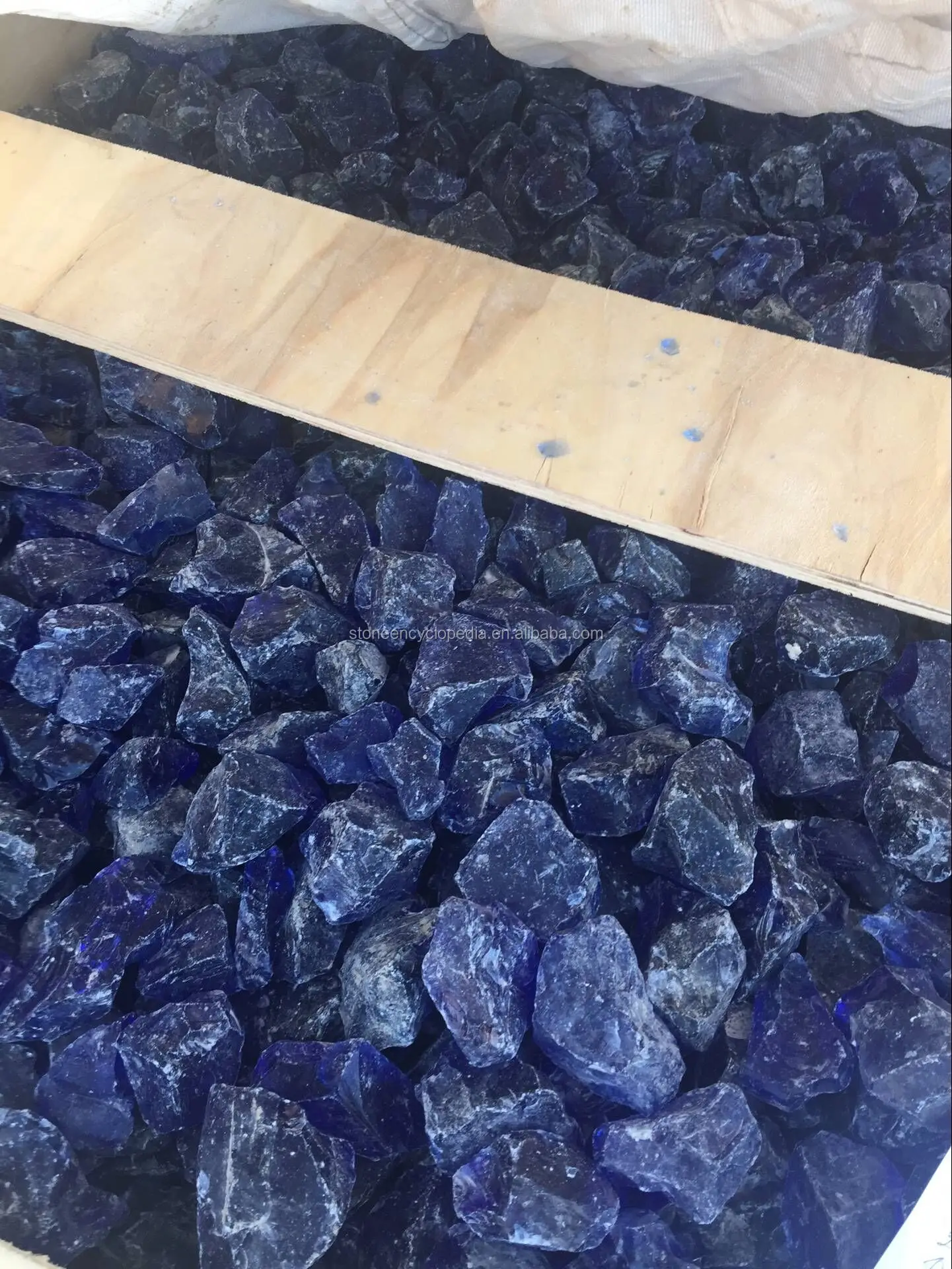 Aqua Blue Landscape Turquoise Glass Rock For Gabion Decorative - Buy ...