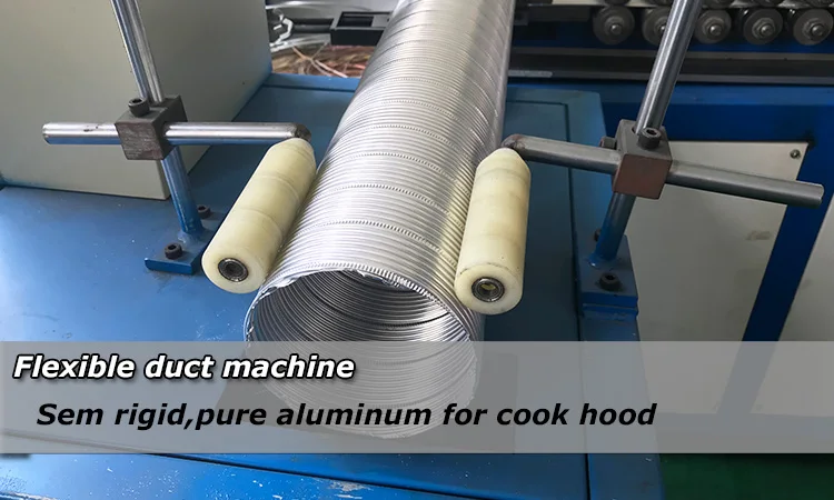 Semi Rigid Aluminum Flexible Duct Manufacturing Machine - Buy Flexible ...