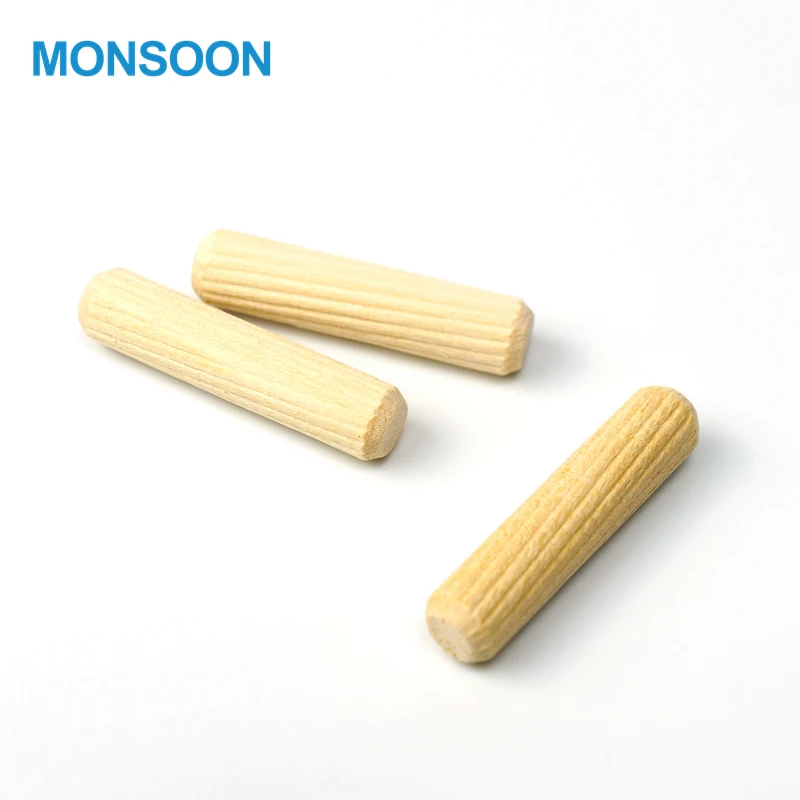 High Quality Round Solid Wood Dowel Rods for Kitchen & Dining Furniture ...