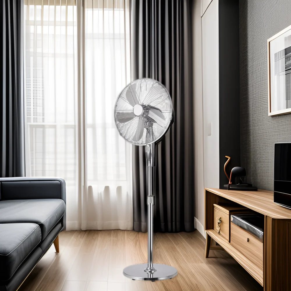 18" Plastic Grill Power Brand Electric Fans - Remote Control