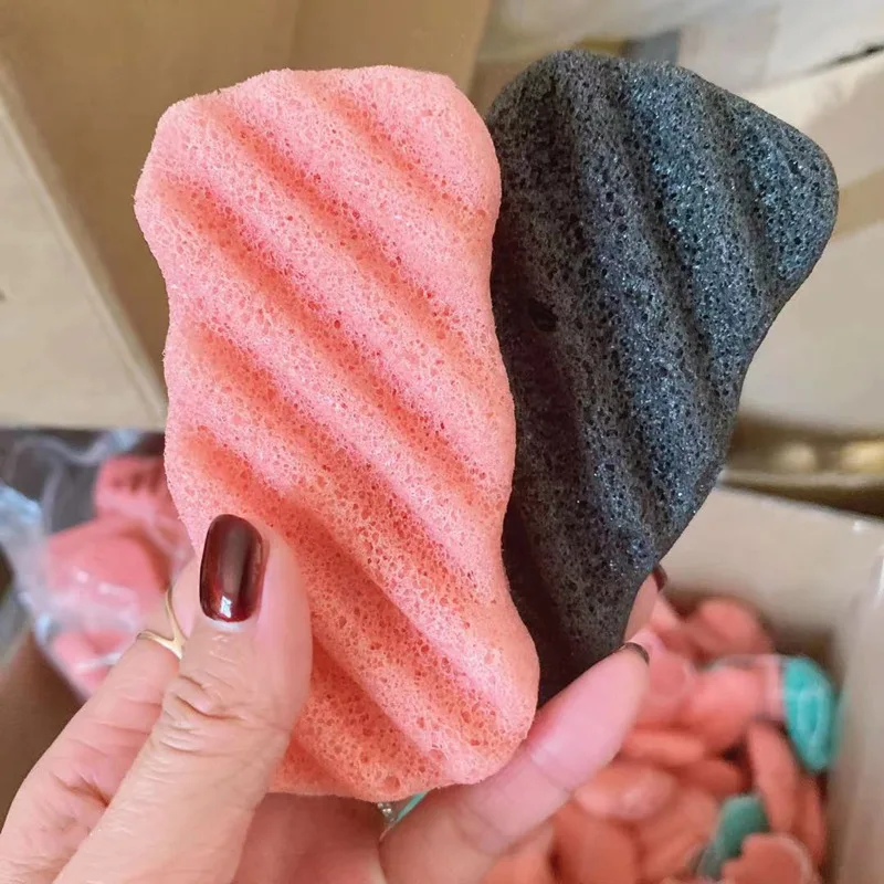 Natural Konjac Powder Puff Sponge Cosmetic Puff for Face Washing ...