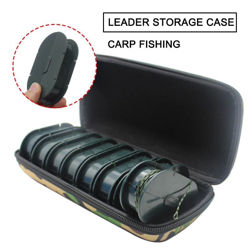 1 BOX Carp Fishing Leader Storage Case Leader Line Organiser Case ...