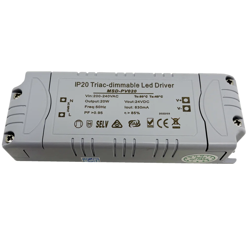 Triac Driver Dimmable 20w 30w 40w 50w 12v 24v 1500ma For Led Lighting ...