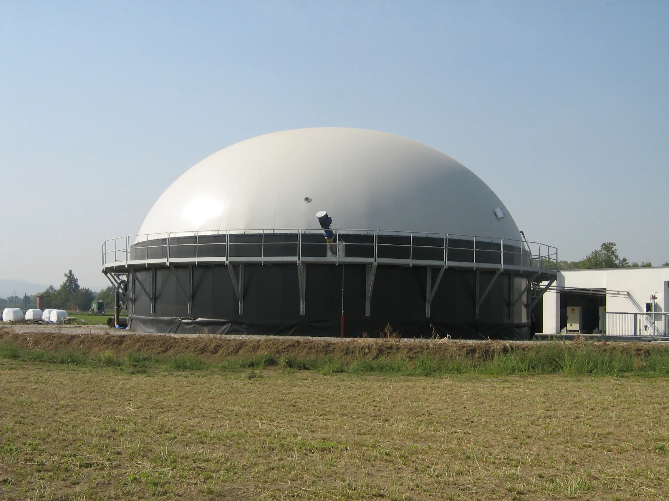 1000m3 Double Membrane Biogas Storage Holder In Biogas Fermenter ...