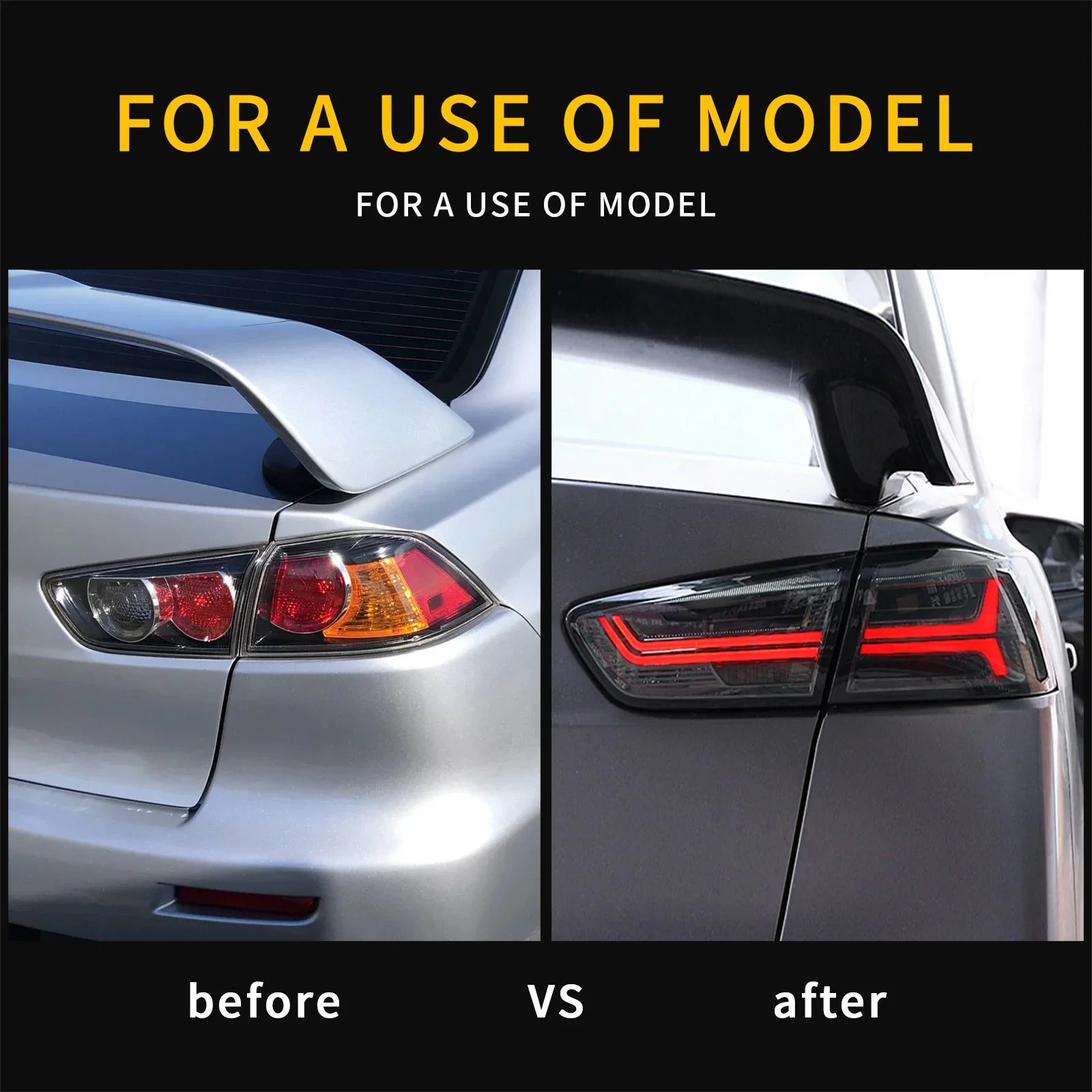 VLAND LED Taillights for Mitsubishi Lancer EVO X 2008-2018( Not Fit ...