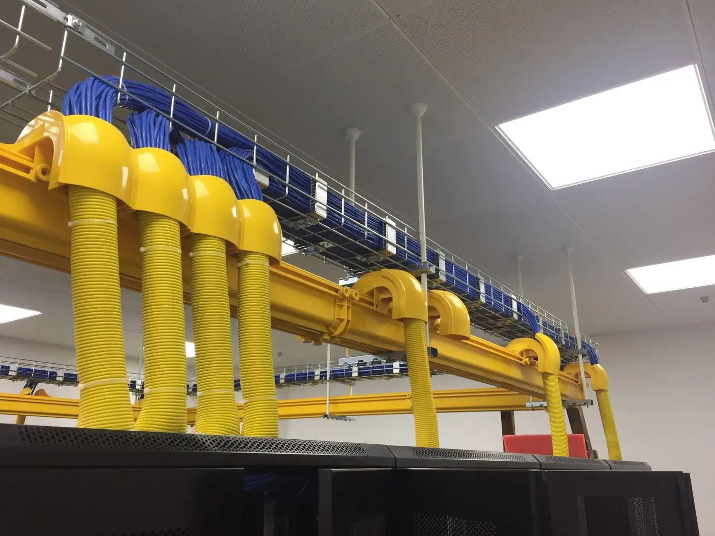 Pvc Fiber Optic Cable Tray - Yellow Raceways For Cable Tray Fabrication ...