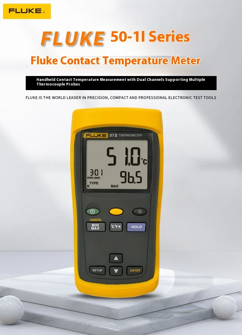 FLUKE 50 Series Digital Probe Thermometers - Accurate & Reliable
