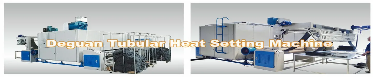 DEGUAN Tubular Heat Setting Machine for Polyester Fabrics